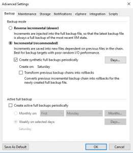 متودهای بکاپ در Veeam Backup & Replication - قسمت اول