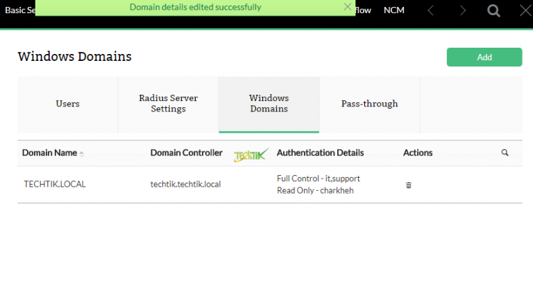 نحوه لاگین به OpManager با کاربران Active Directory