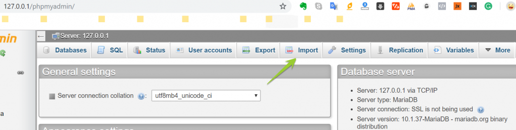 به روزرسانی XAMPP در ویندوز